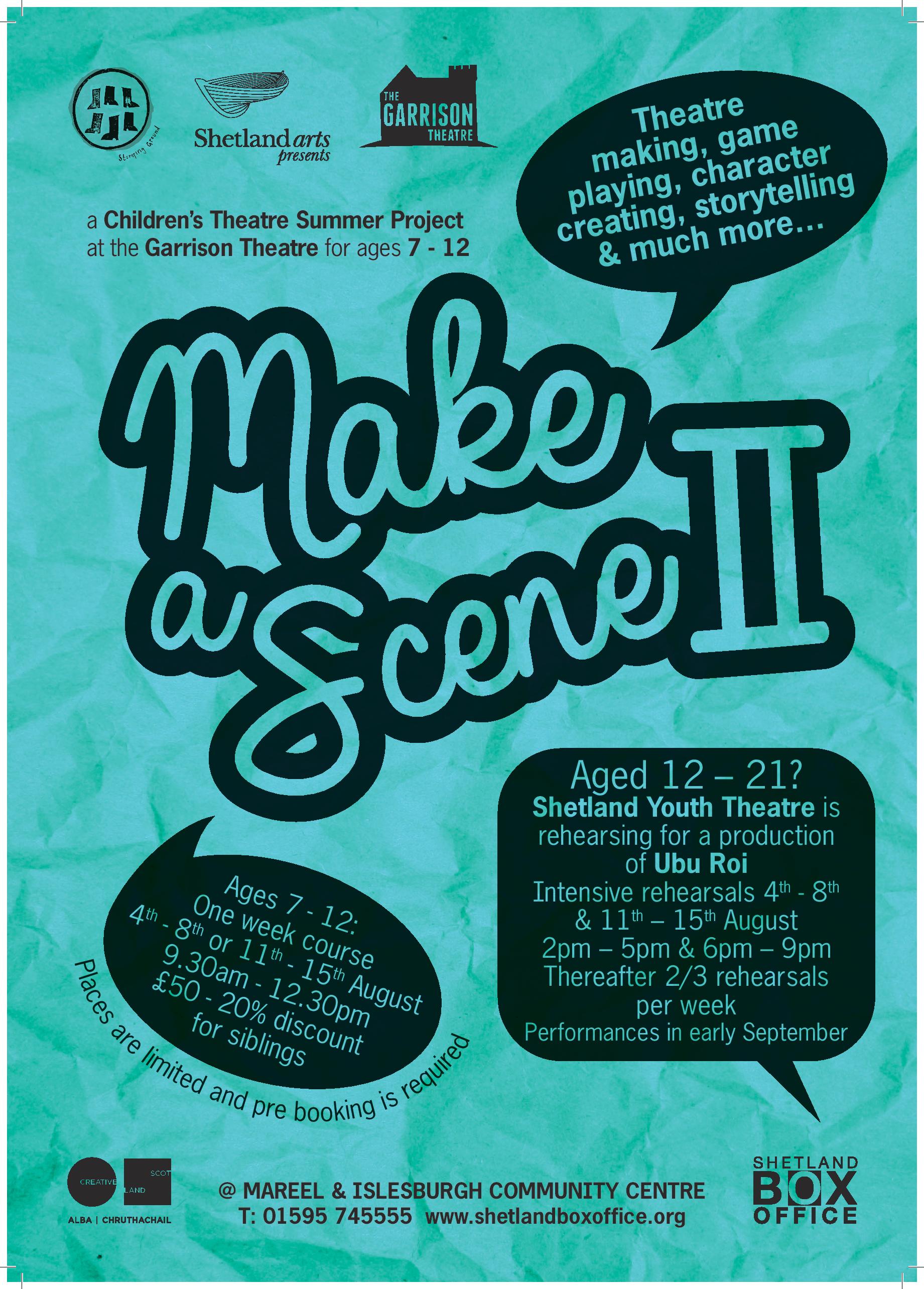 Young People's Projects | Stomping Ground Theatre